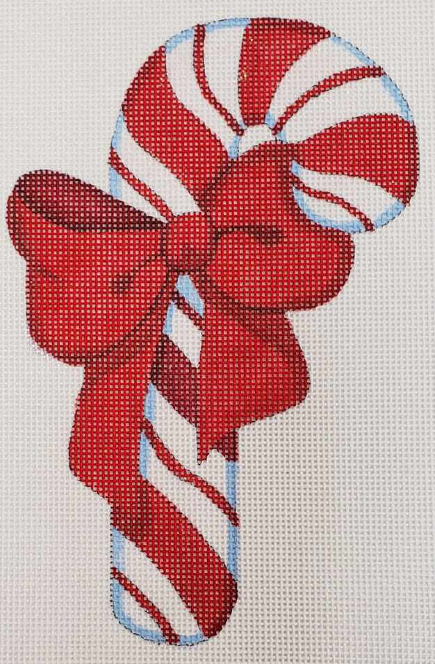 Raymond Crawford – Red Ribbon Candy Cane – Ridgewood Needlepoint